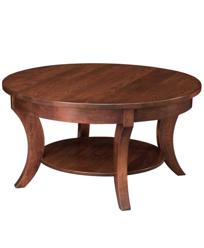 Madison Open Round Coffee Table - Amish Direct Furniture
