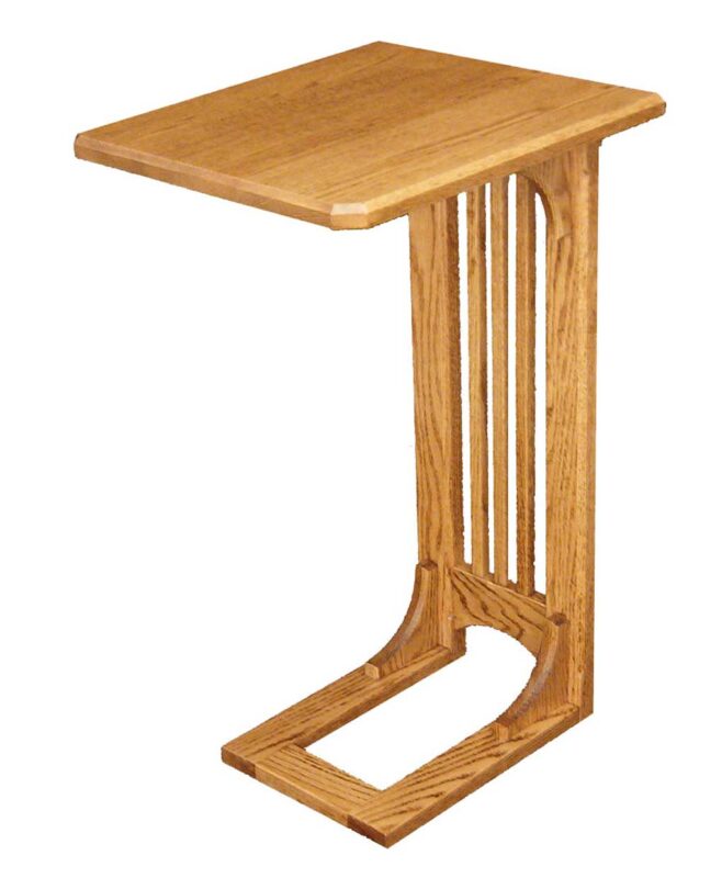 Medium Walnut Oak Mission Sofa Server - Amish Direct Furniture