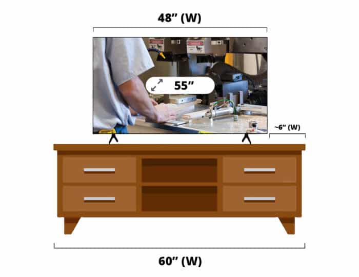 The Perfect Sized TV Stand for Your TV - Amish Direct Furniture
