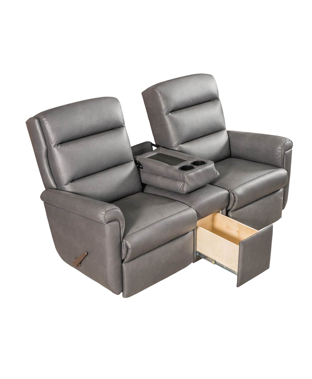 Manhattan WallHugger Reclining Theater Seat Amish Direct Furniture